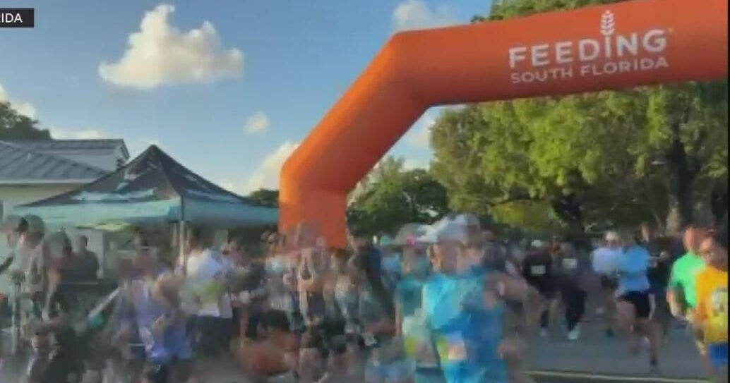 Feeding South Florida hosts Outrun Hunger 5K - CBS Miami