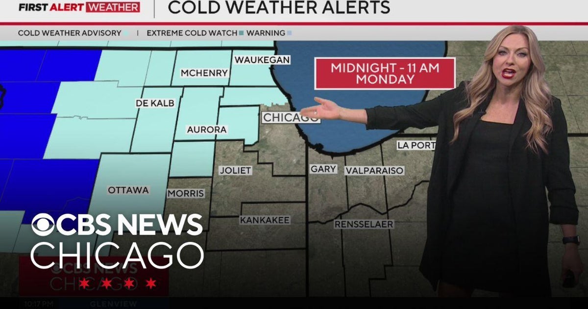 Extremely cold weather settles on Chicago starting Sunday night - CBS ...