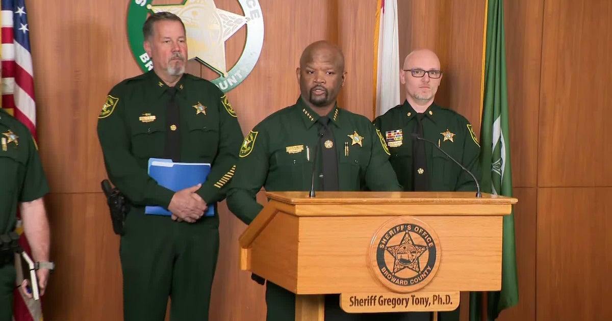 BSO Sheriff Gregory Tony suspends seven deputies - CBS Miami