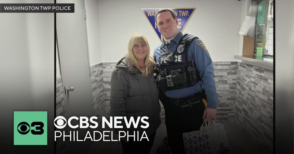 Woman thanks Washington Township officer with baked goods after he ...