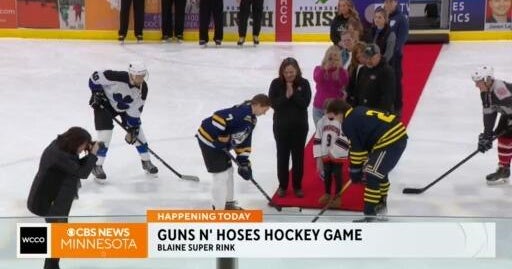 Blaine to host 2nd annual Guns and Hoses Hockey Game - CBS Minnesota