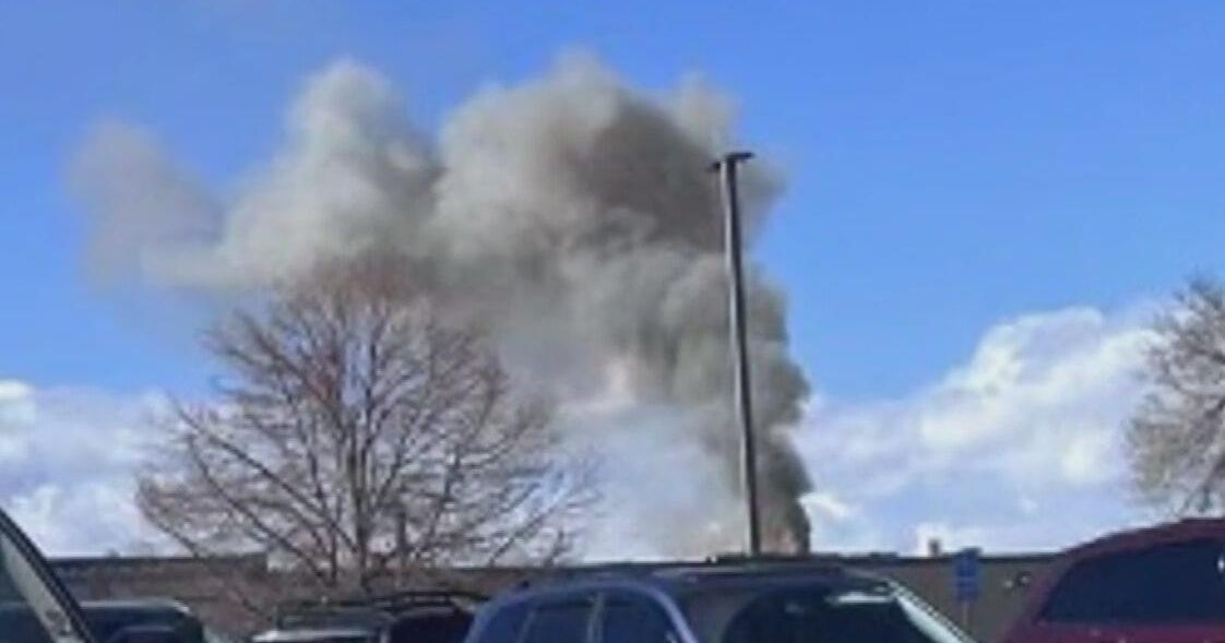 Columbine High School evacuated after fire outside woodshop area - CBS ...
