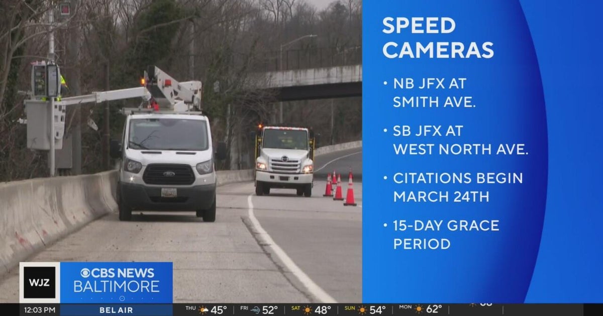 Baltimore City to add speed cameras along Jones Falls Expressway - CBS ...