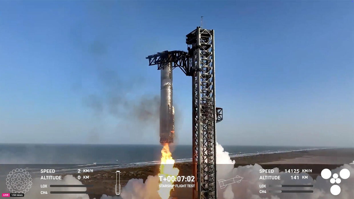 SpaceX Starship breaks apart after launch in second failure in a row ...