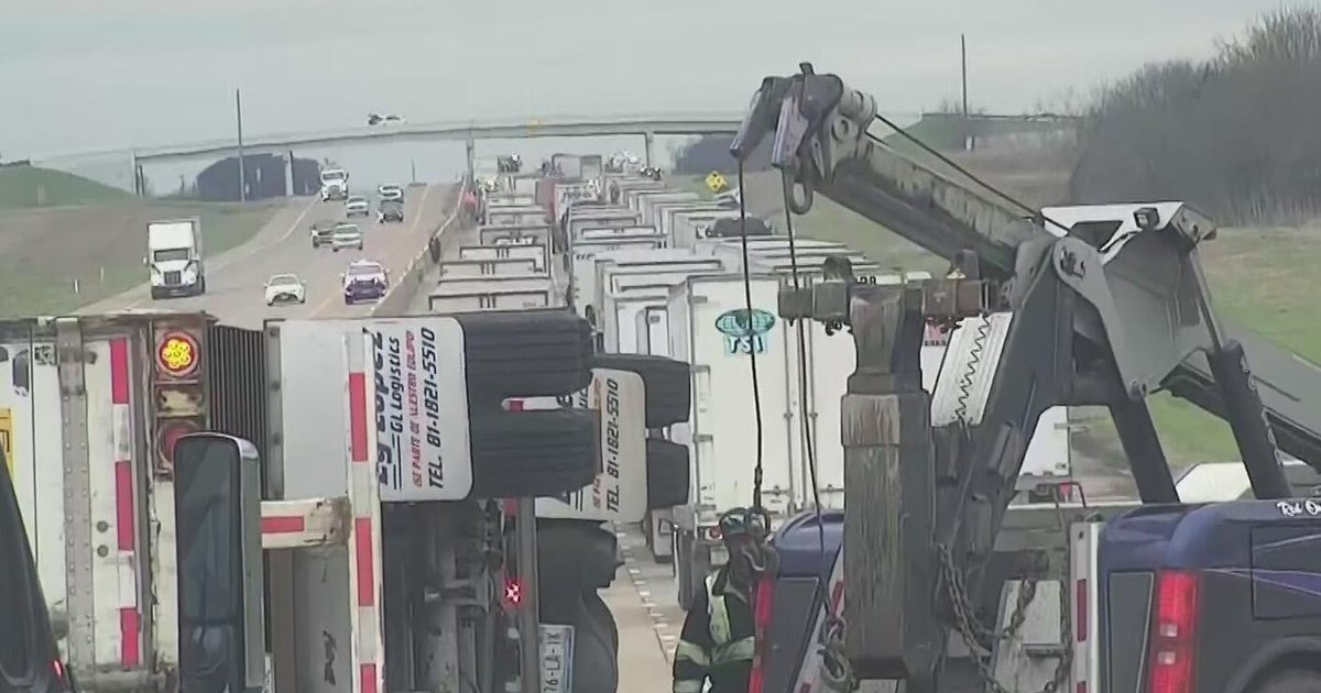 Several 18-wheelers knocked over in North Texas after strong winds ...