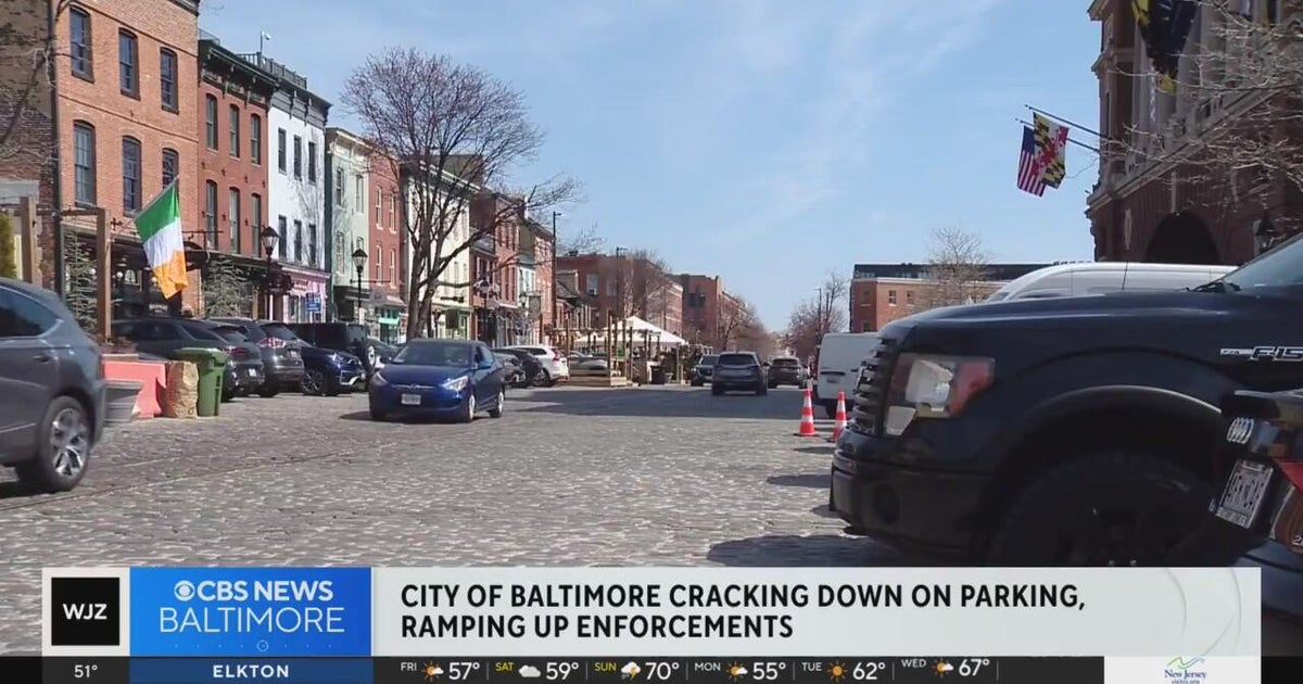 Baltimore residents respond as city ramps up parking enforcement - CBS ...