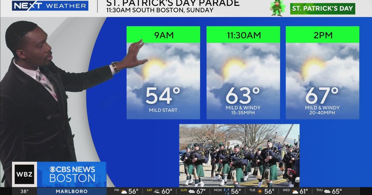 Next Weather: WBZ mid-morning forecast for March 14 - CBS Boston