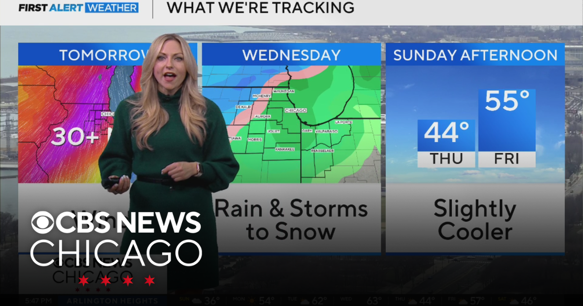 More rain, snow coming for Chicago this week - CBS Chicago