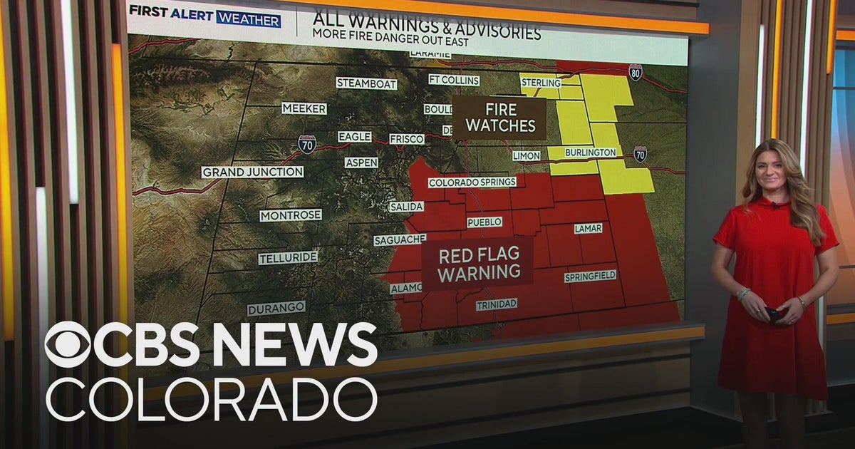Near-normal for the first day of Spring, with fire danger out East ...