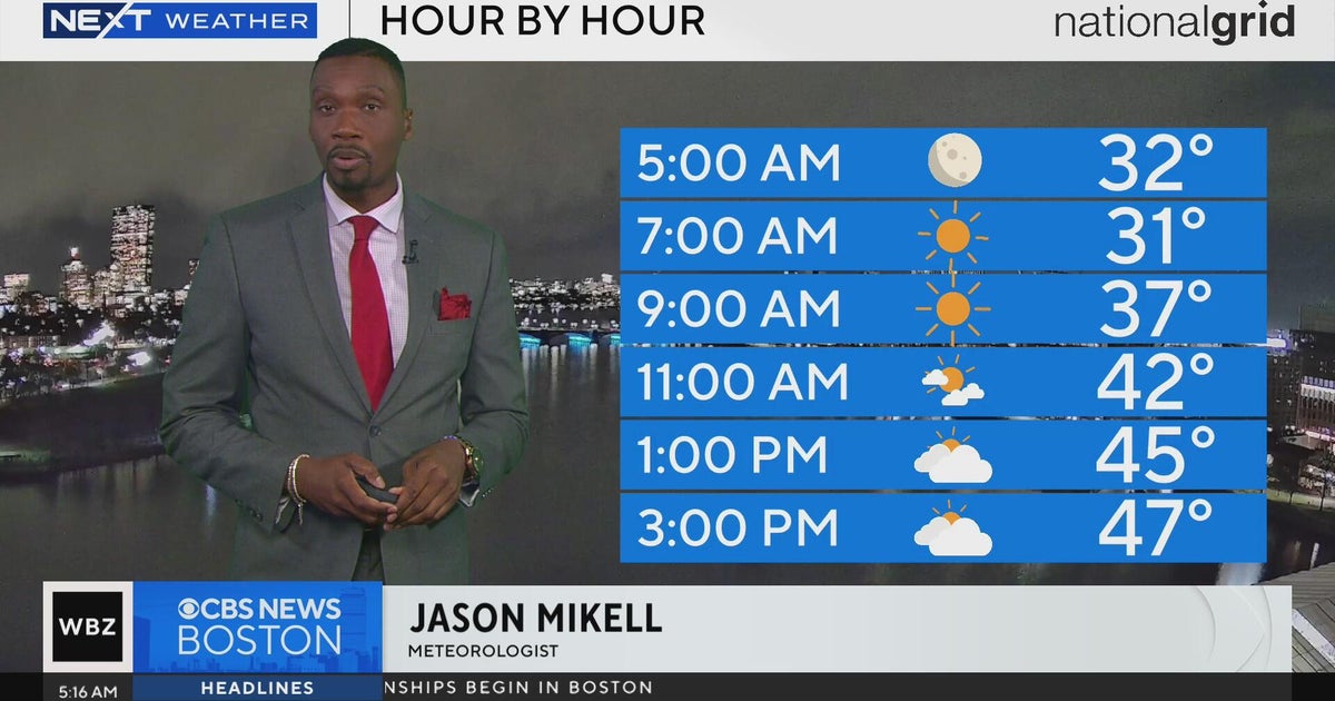 Next Weather: WBZ morning forecast for March 27, 2025 - CBS Boston