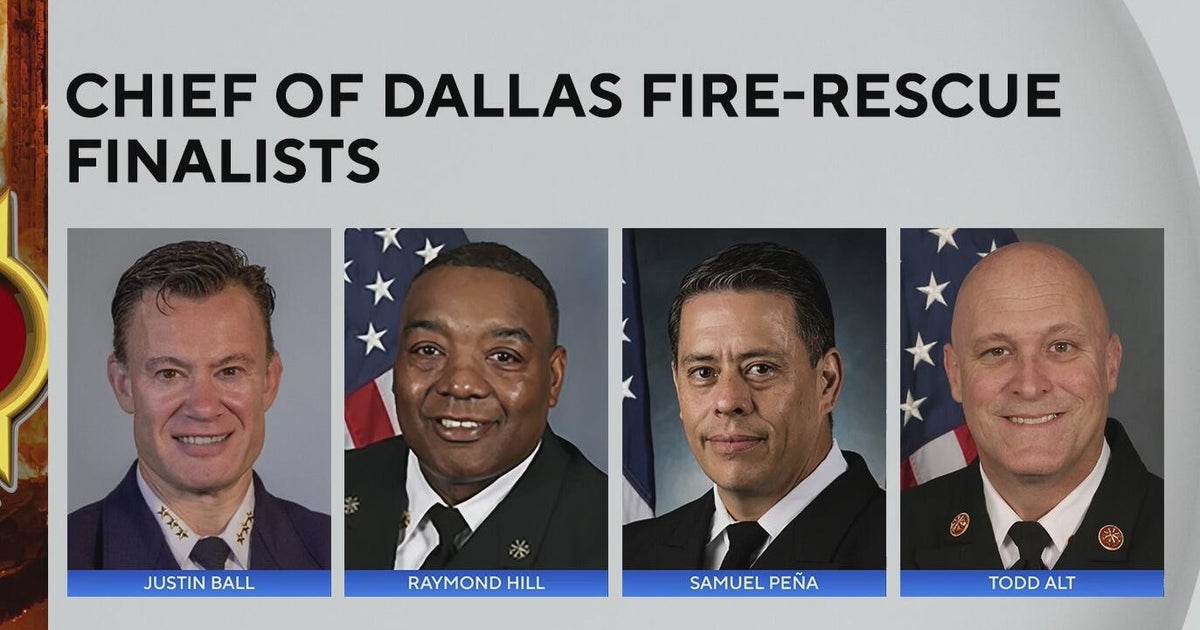 Dallas announces finalists for chief of Dallas Fire-Rescue - CBS Texas
