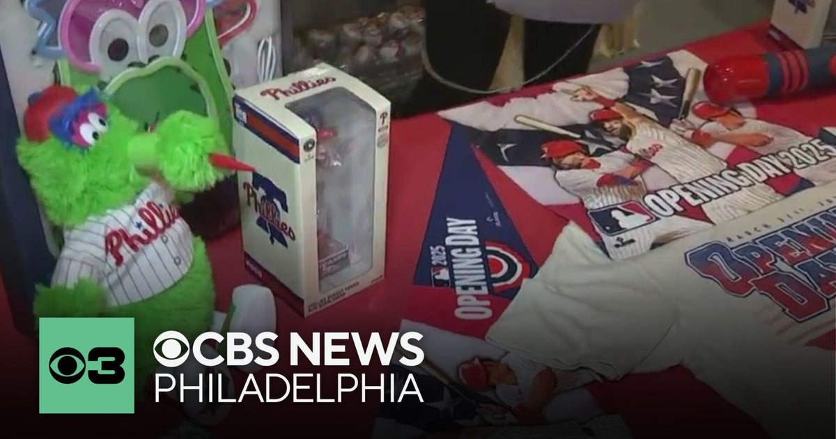 New Philadelphia Phillies merchandise at team store for home opener ...