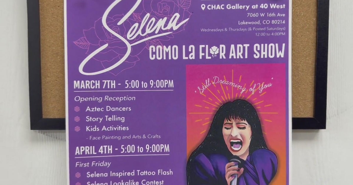 Colorado art show honors Selena 30 years after her death - CBS Colorado