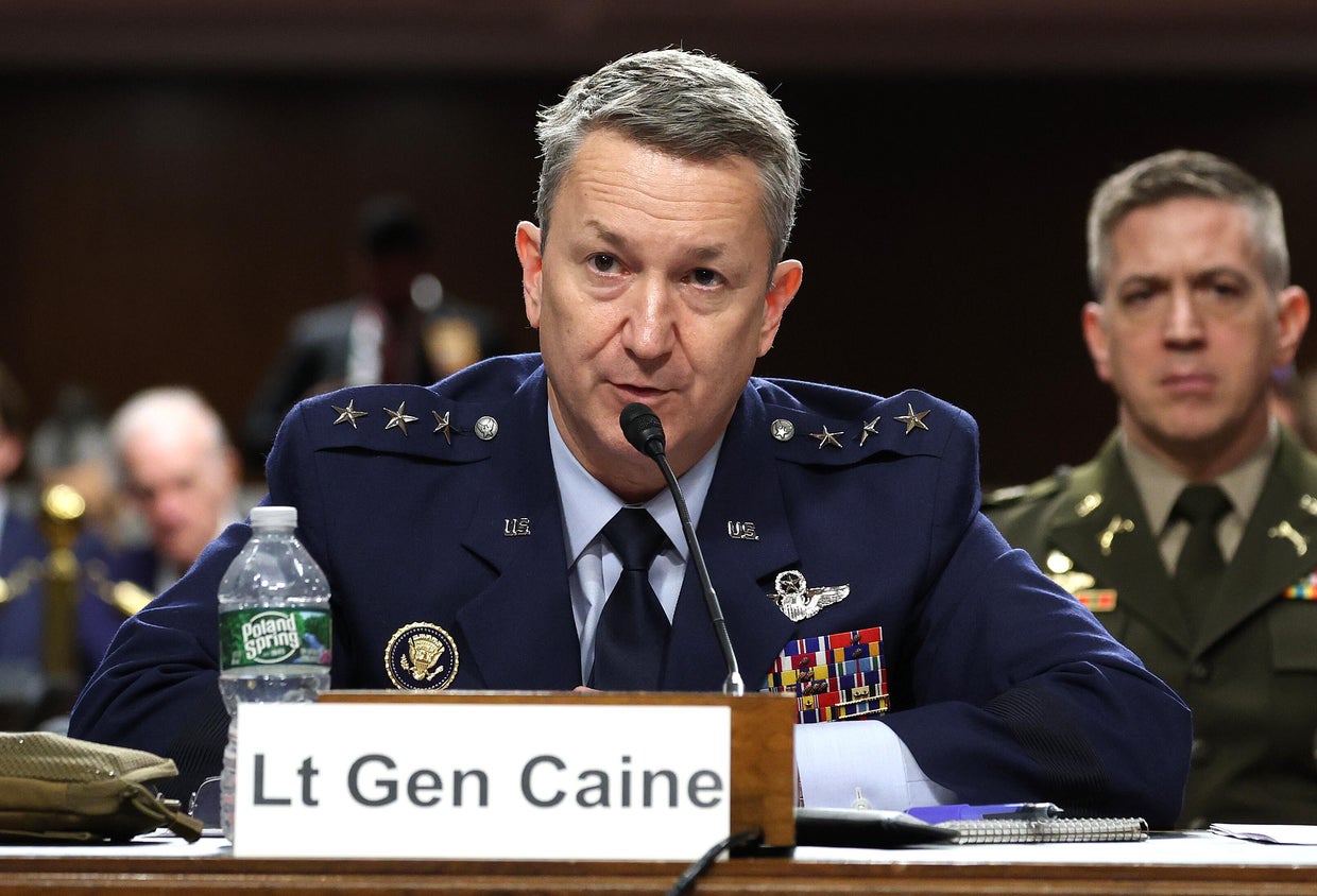 Lt. Gen. Dan "Razin" Caine confirmed by Senate as Joint Chiefs of Staff ...