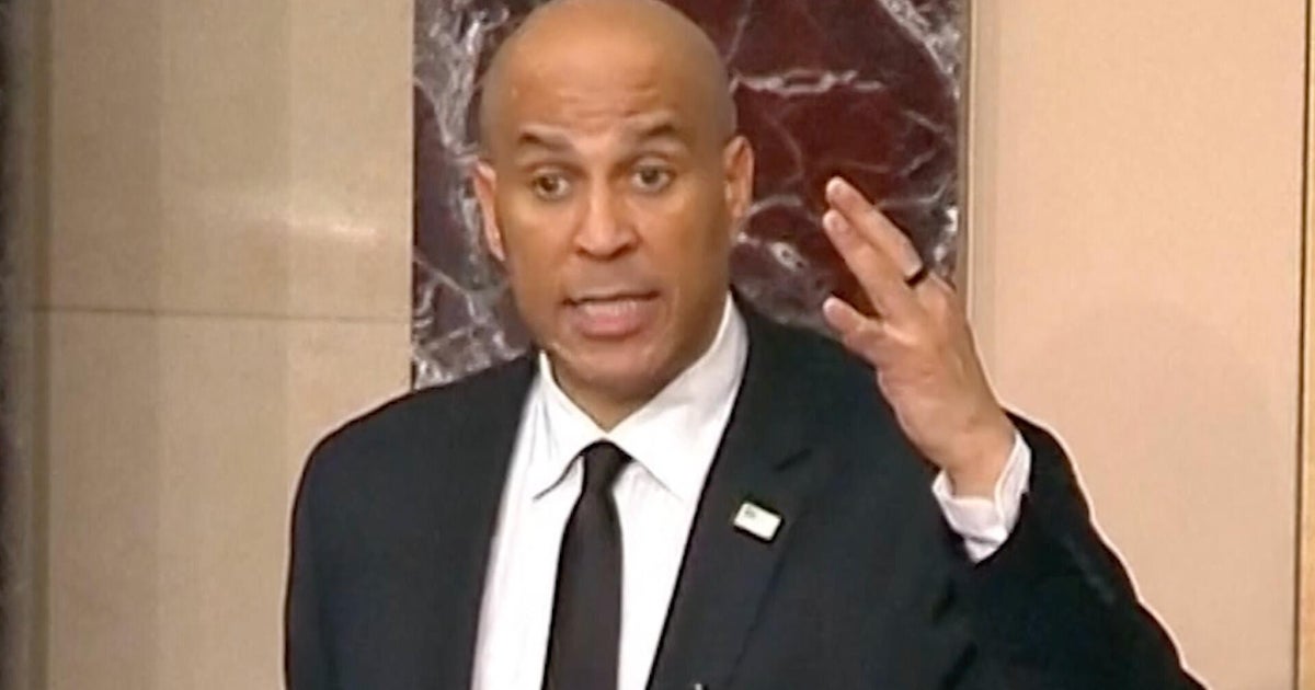 Cory Booker criticizes Trump in marathon floor speech for insinuating ...