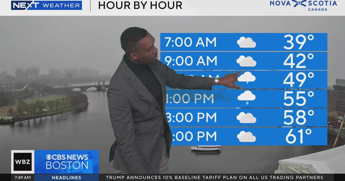 Next Weather: WBZ mid-morning forecast for April 3, 2025 - CBS Boston