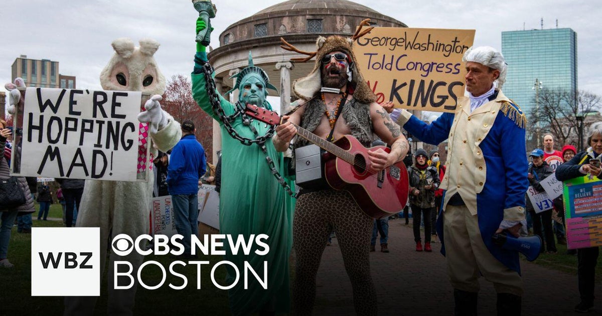Almost 100,000 angry demonstrators reported at Hands Off rally in ...