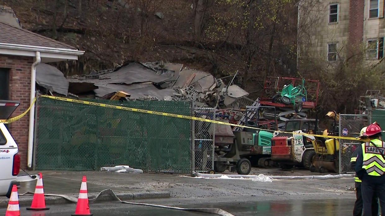 Large boulder causes Yonkers building collapse on Saw Mill River Road ...