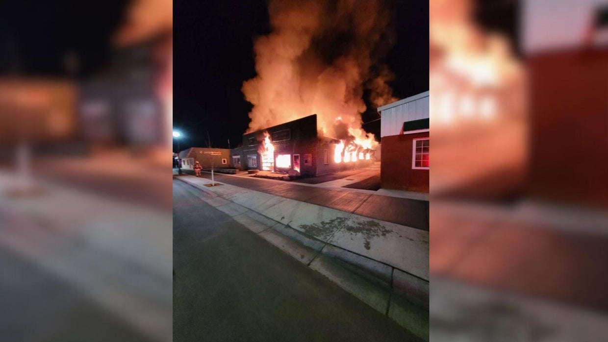 Perham fire heavily damages property management business - CBS Minnesota
