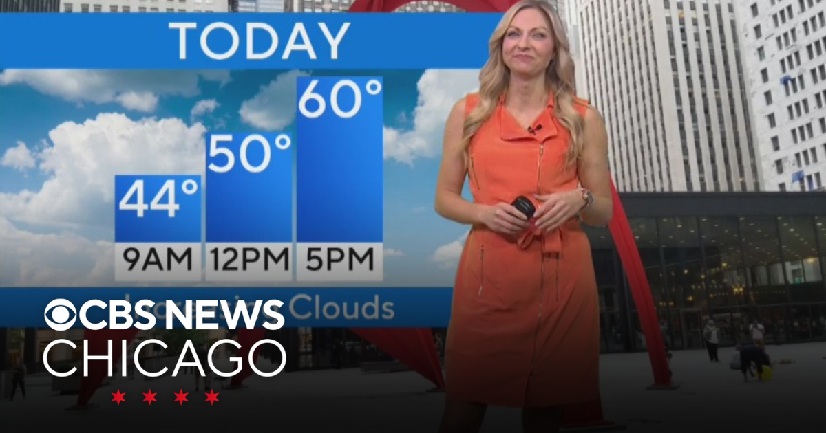 Warmer, increasing clouds Saturday for Chicago area - CBS Chicago