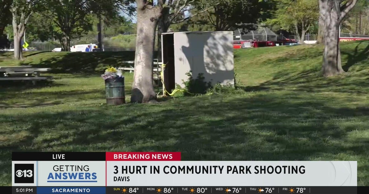 Shooting at Davis' Community Park wounds 3 - CBS Sacramento