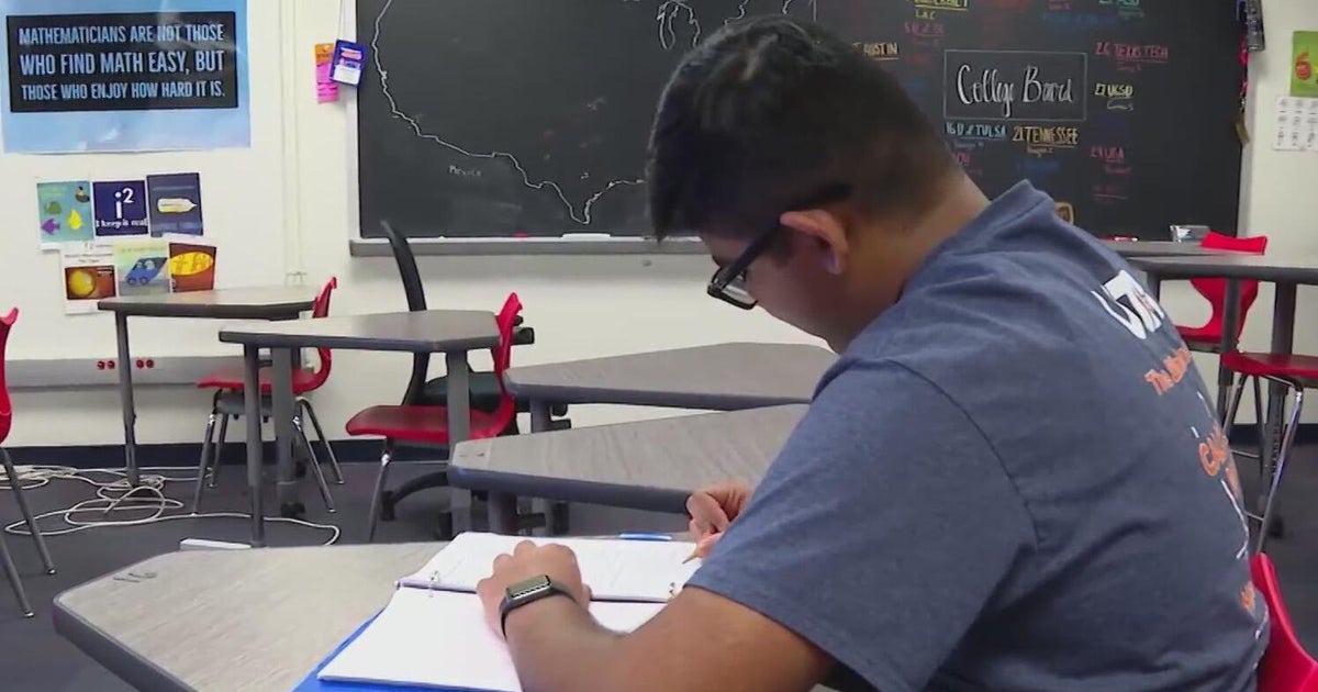 Grapevine student nails perfect scores on ACT, SAT - CBS Texas