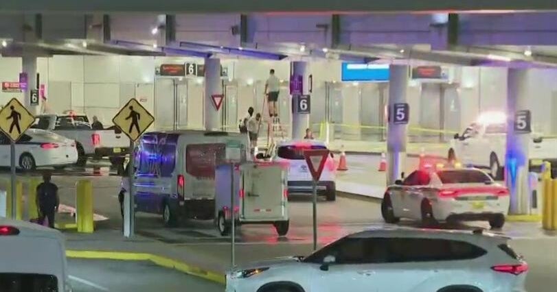 Miami International Airport's departure level reopens after car fire ...