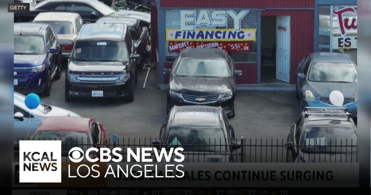A look at surging used car sales ahead of tariffs - CBS Los Angeles