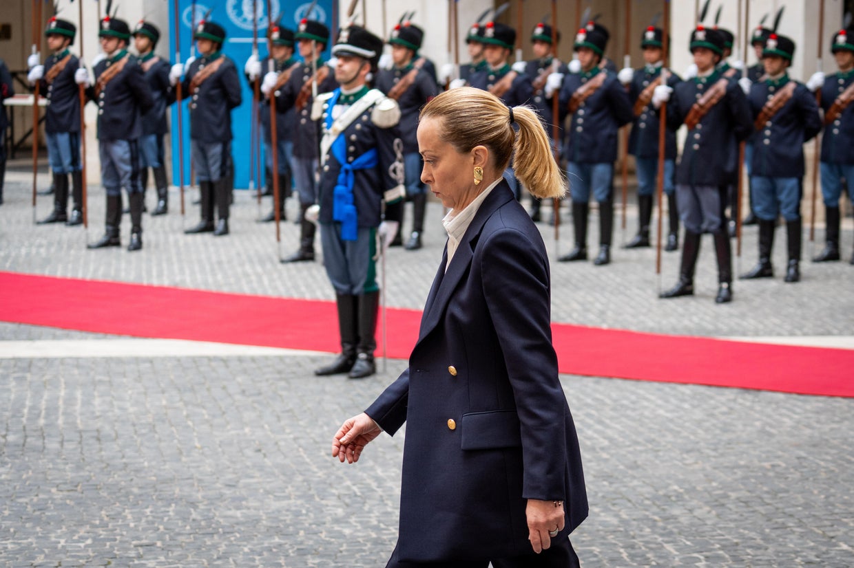 Italy's Giorgia Meloni meets with Trump at the White House amid EU ...