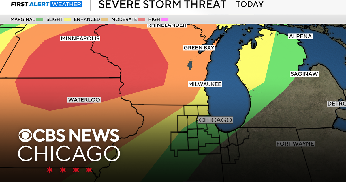Severe storm chance drops for Chicago area overnight - CBS Chicago