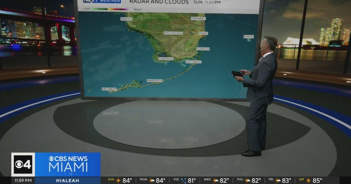 South Florida 11 p.m. Weather Forecast 4/27/2025 - CBS Miami