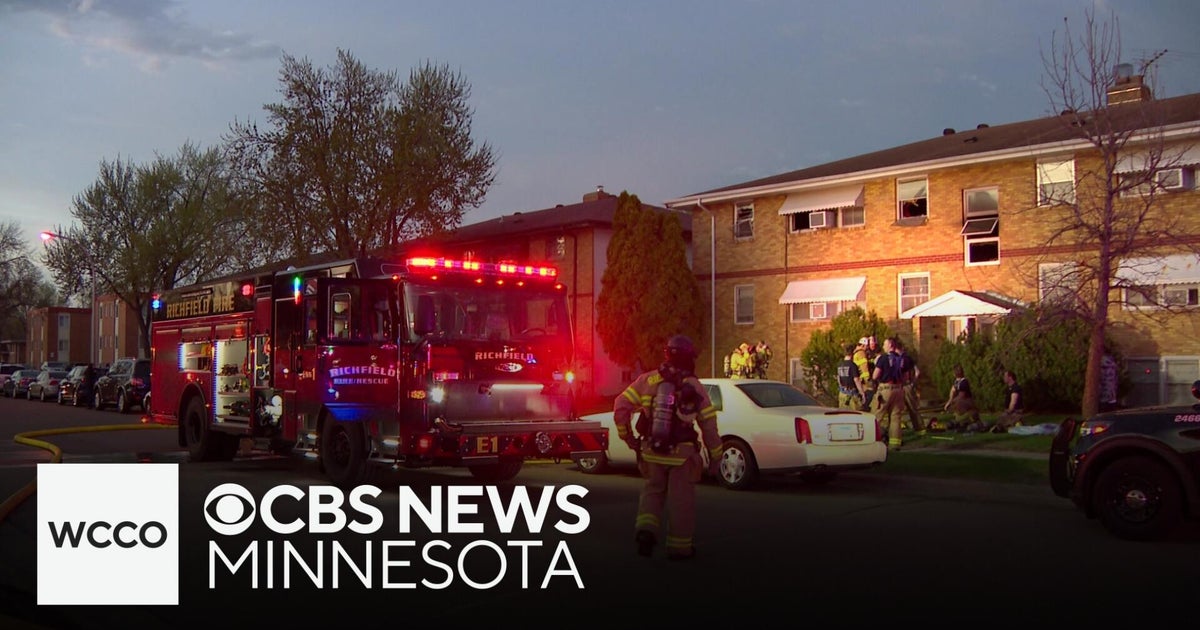 2 people rescued during apartment fire in Richfield - CBS Minnesota