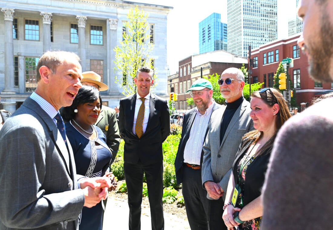 His Royal Highness, Britain's Prince Edward, visits Philadelphia for ...
