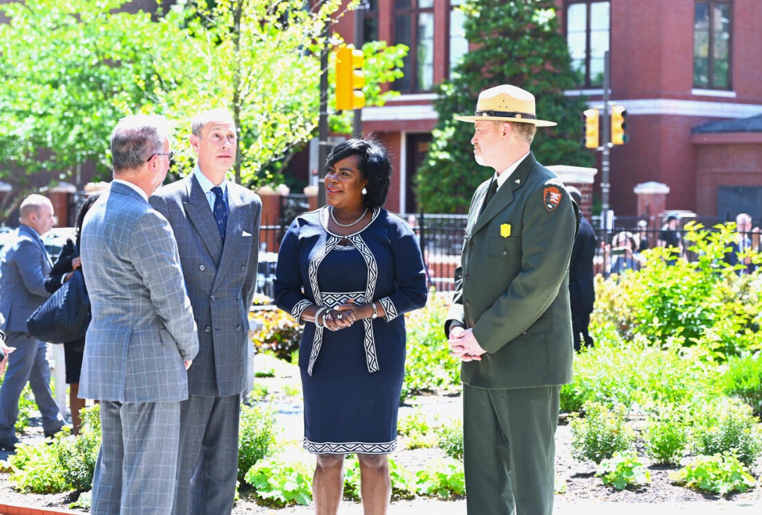 His Royal Highness, Britain's Prince Edward, visits Philadelphia for ...