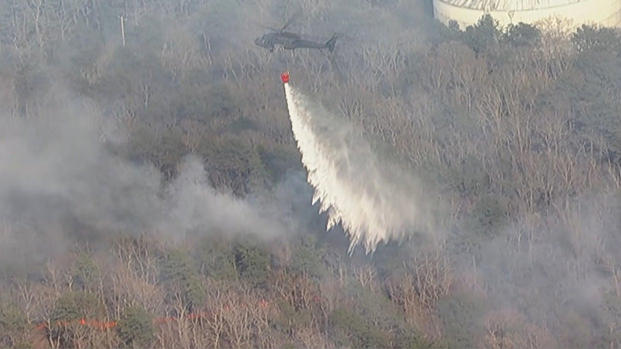 Large brush fire burns on Joint Base Cape Cod, smoke seen for miles ...
