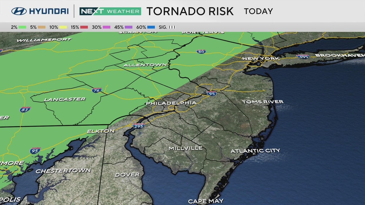 Severe thunderstorm watch in effect for parts of Pa., N.J., Del ...