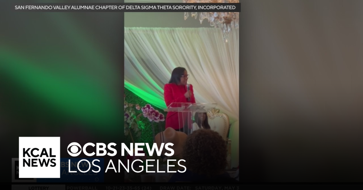 KCAL News anchor Pat Harvey honored for International Women's Day - CBS ...