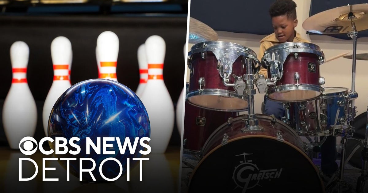 How a Detroit prodigy is mastering drumming and bowling - CBS Detroit