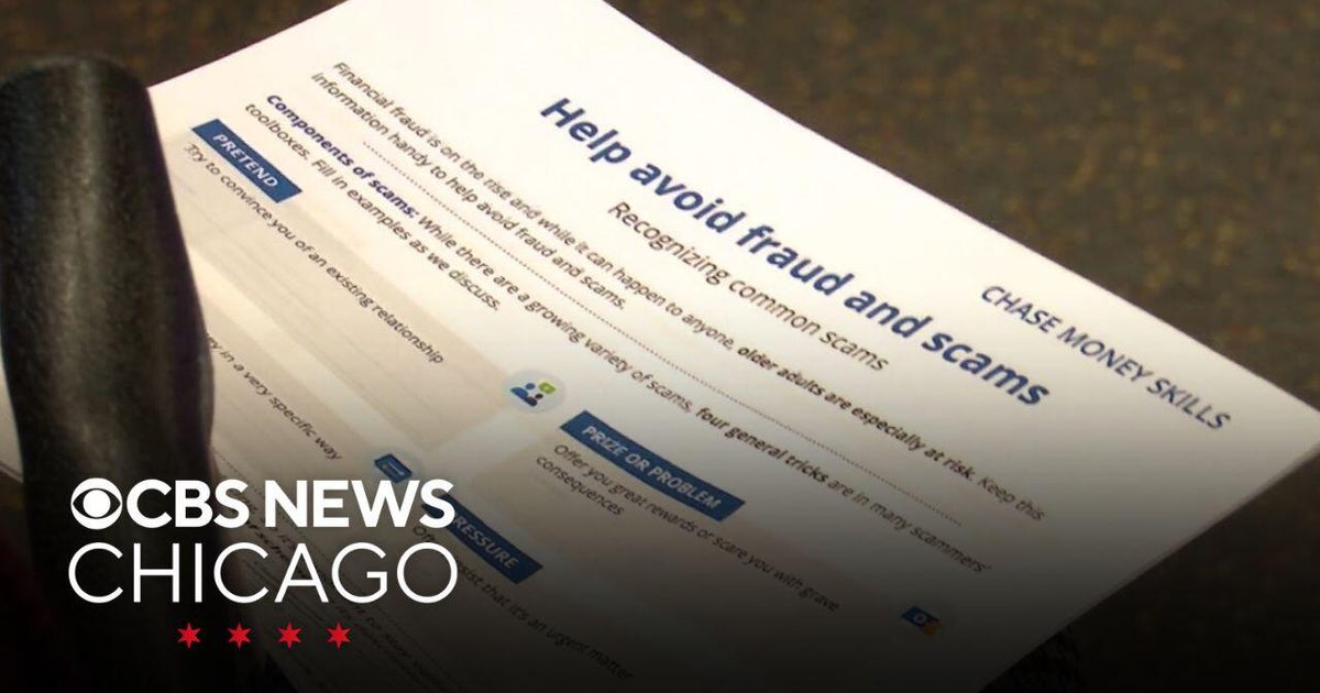 Chase Bank holds fraud prevention seminar to help avoid scams - CBS Chicago