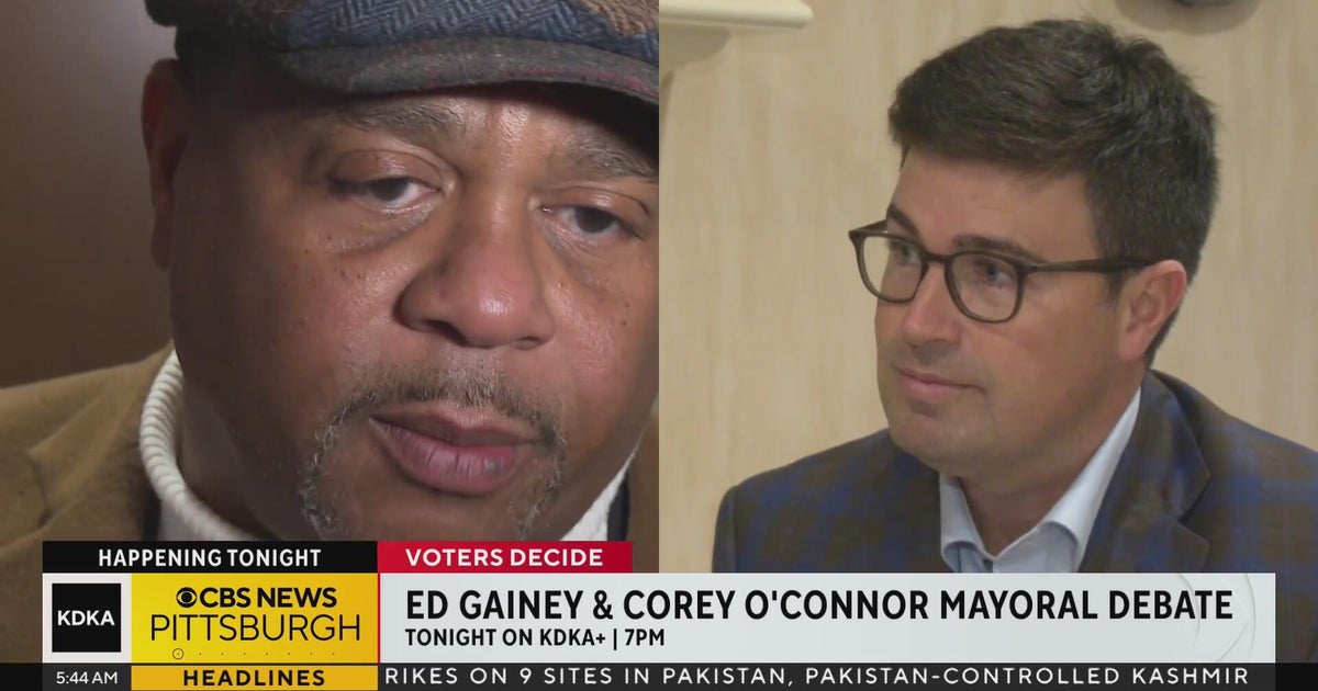 Mayor Ed Gainey and Corey O'Connor to debate tonight - CBS Pittsburgh