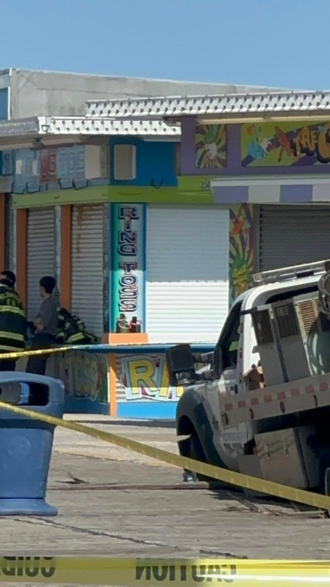 Truck falls through boardwalk in North Wildwood, New Jersey; photos ...