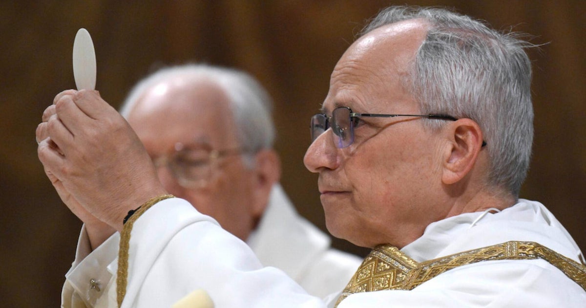 Leo XIV holds first mass as pope - CBS News
