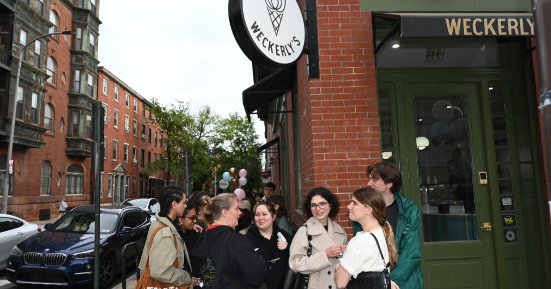 Weckerly's Ice Cream Scoop Shop opens in Rittenhouse Philadelphia