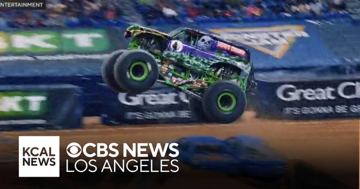 Monster Jam roars into SoFi Stadium - CBS Los Angeles