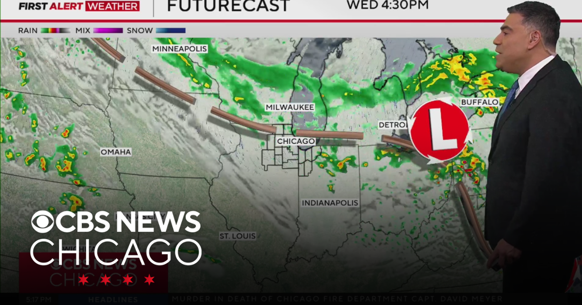 Tracking rain, storms in Chicago late Tuesday - CBS Chicago