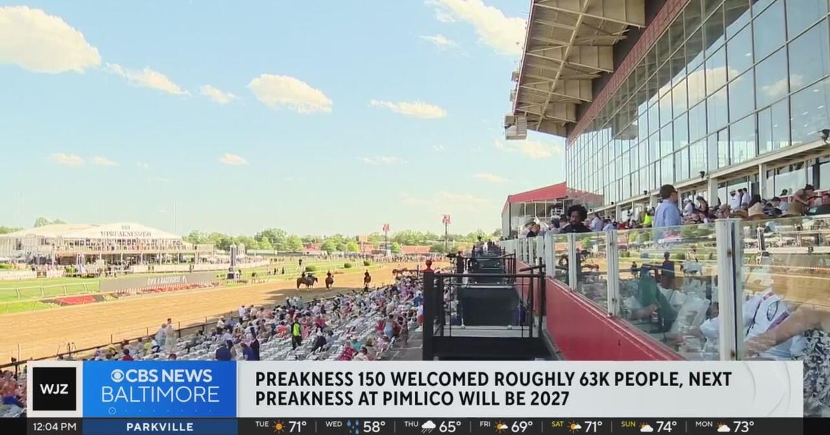 Preakness 150 brought about 63,000 people to Baltimore - CBS Baltimore
