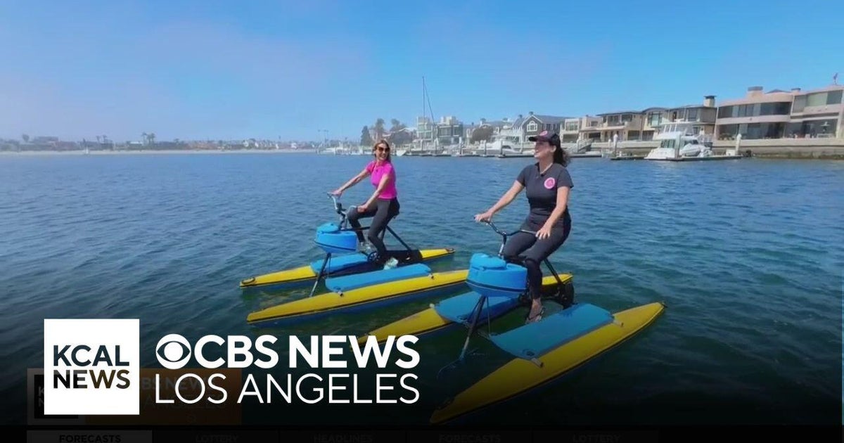 Hydrobiking in Long Beach | Let’s Go Places - CBS Los Angeles