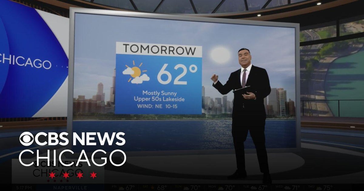 Chicago weather: Chilly evening, mild weekend - CBS Chicago