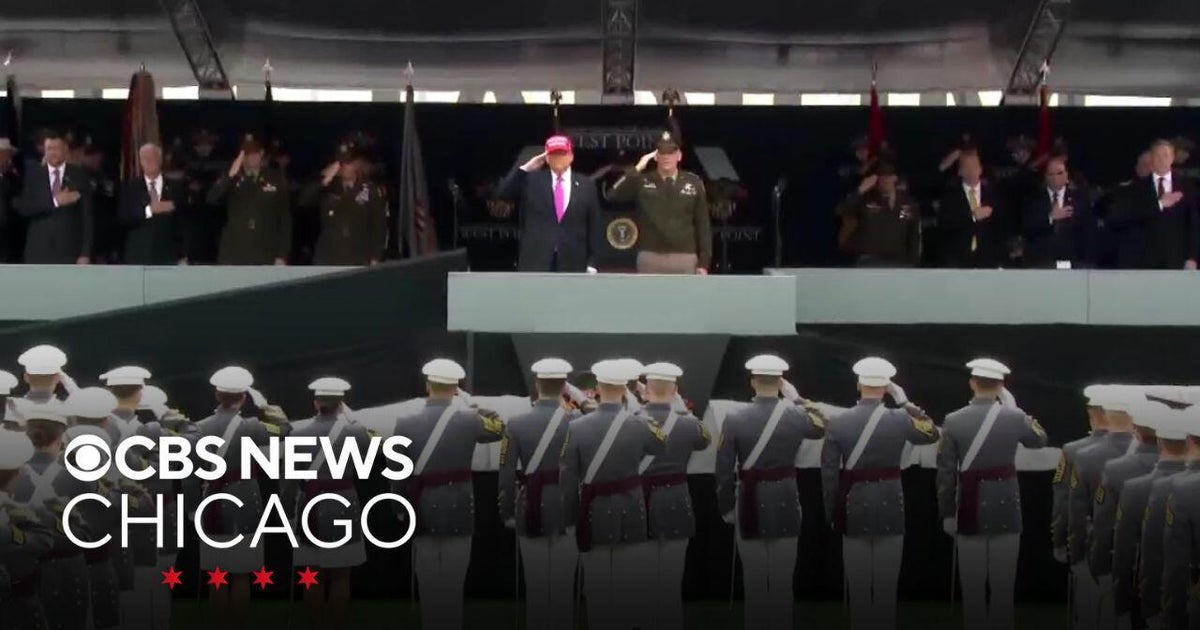 President Trump delivers commencement address at West Point - CBS Chicago