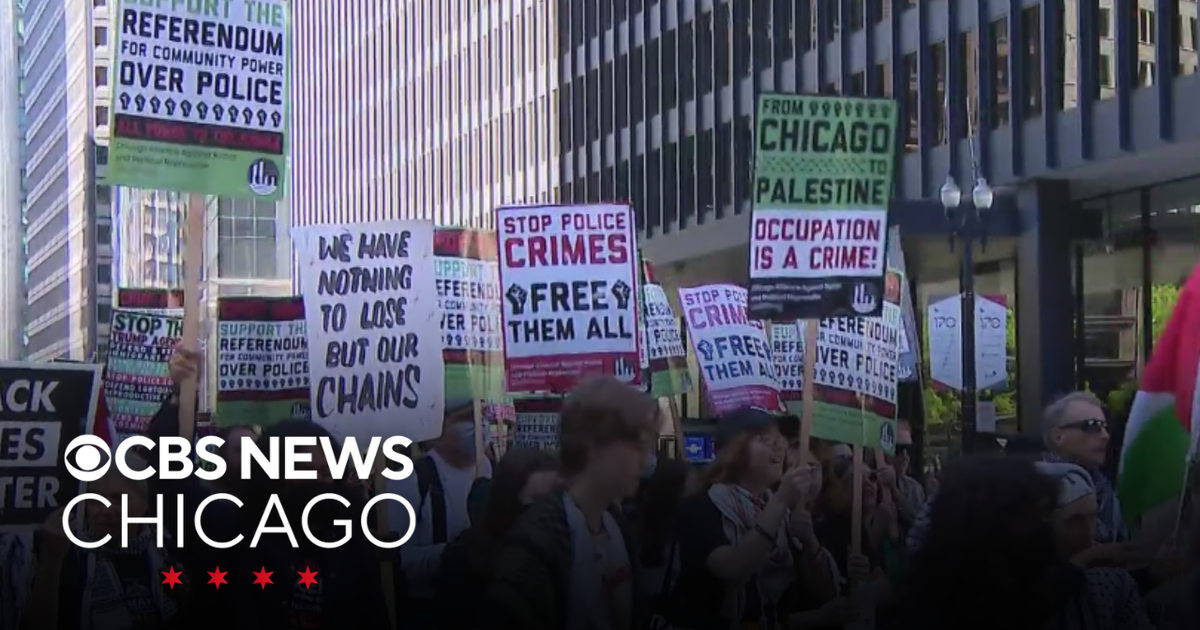 Protesters mark George Floyd murder anniversary by opposing Trump ...